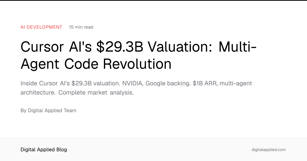 Cursor AI's $29.3B Valuation: Multi-Agent Code Revolution